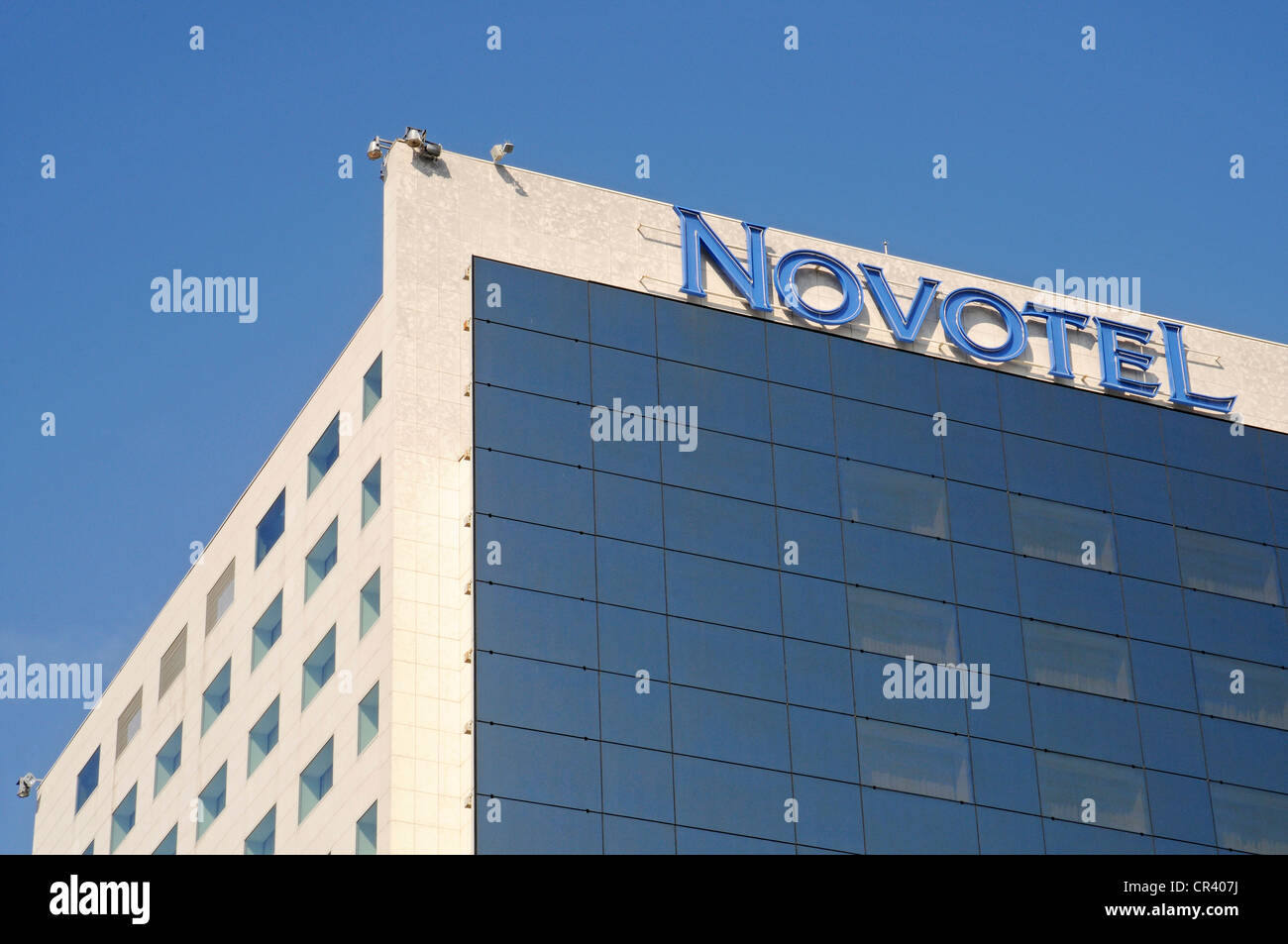 Novotel Hotel, multistorey building, Bucharest, Romania, Eastern Europe ...