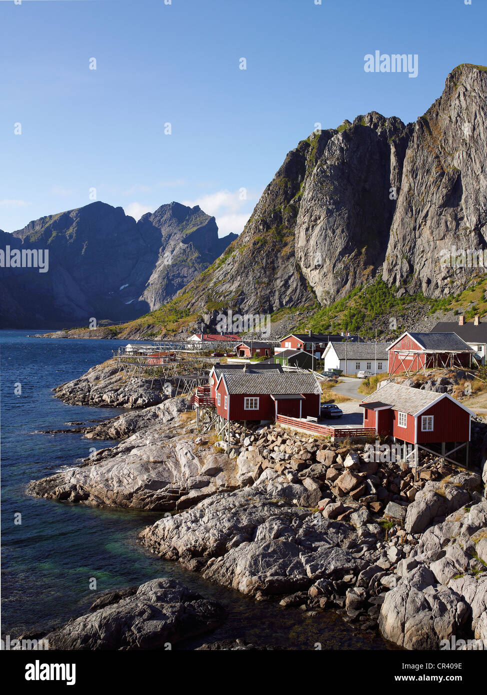 Norway, Nordland County, Lofoten Islands, Moskenesoy Island, Hamnoy ...