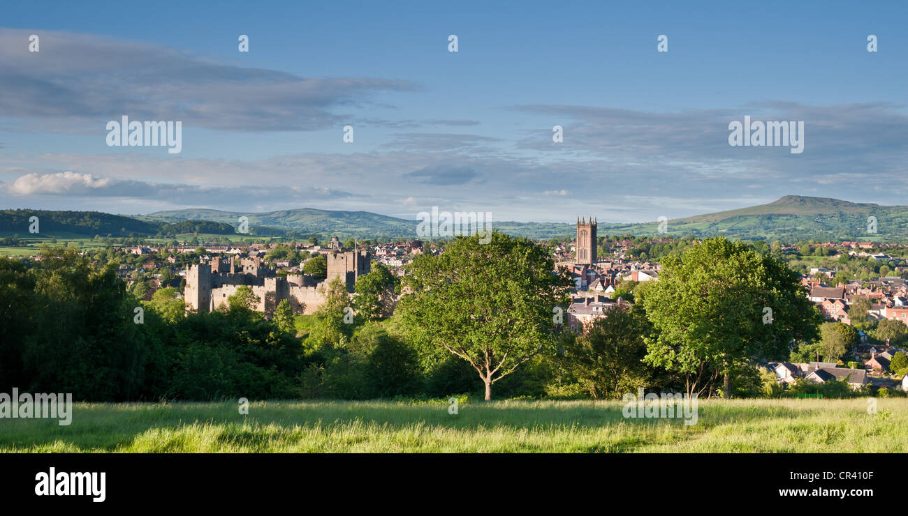 Summers Evening, Ludlow, Shropshire Stock Photo - Alamy