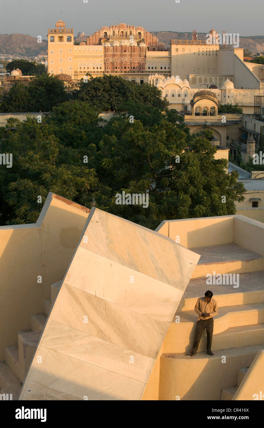India, Rajasthan State, Jaipur, Yantra Mandir or Jantar Mantar ...
