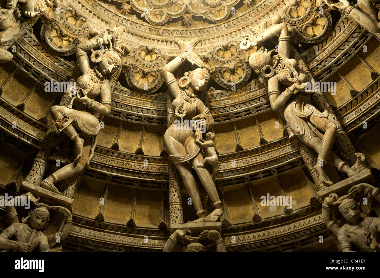 India, Rajasthan State, Jaisalmer, Citadel, Adinath Jain Temple ...