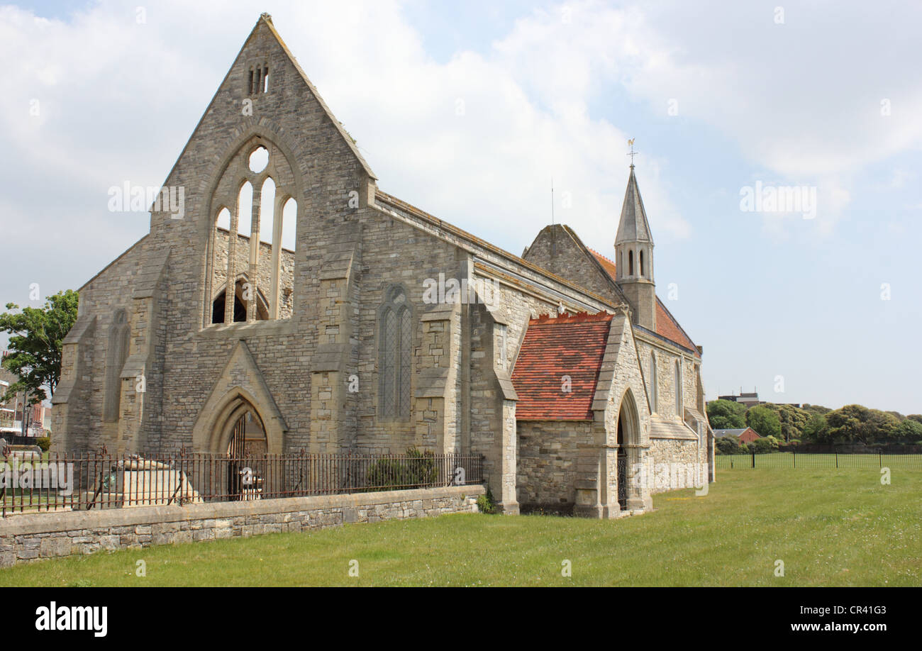 Old Garrison church,portsmouth Stock Photo - Alamy