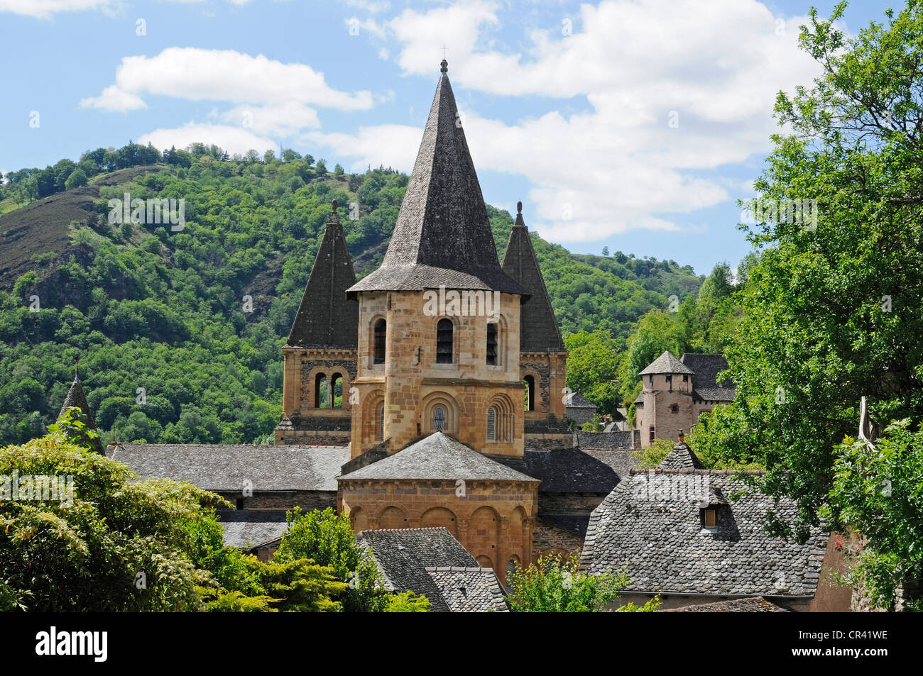 Abbey church sainte foy hi-res stock photography and images - Alamy