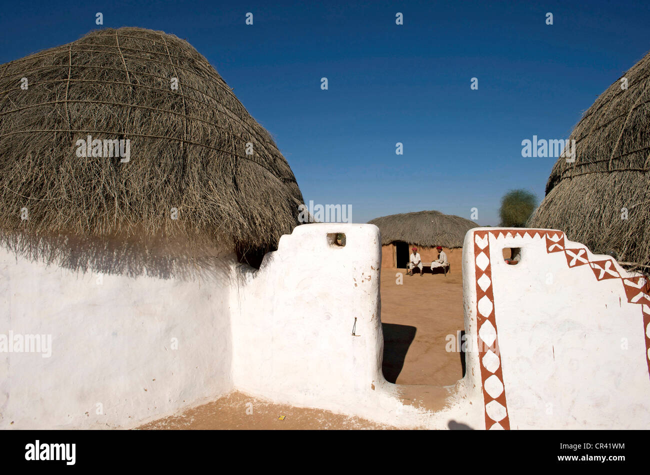 India, Rajasthan State, Thar Desert, Khuri village Stock Photo - Alamy
