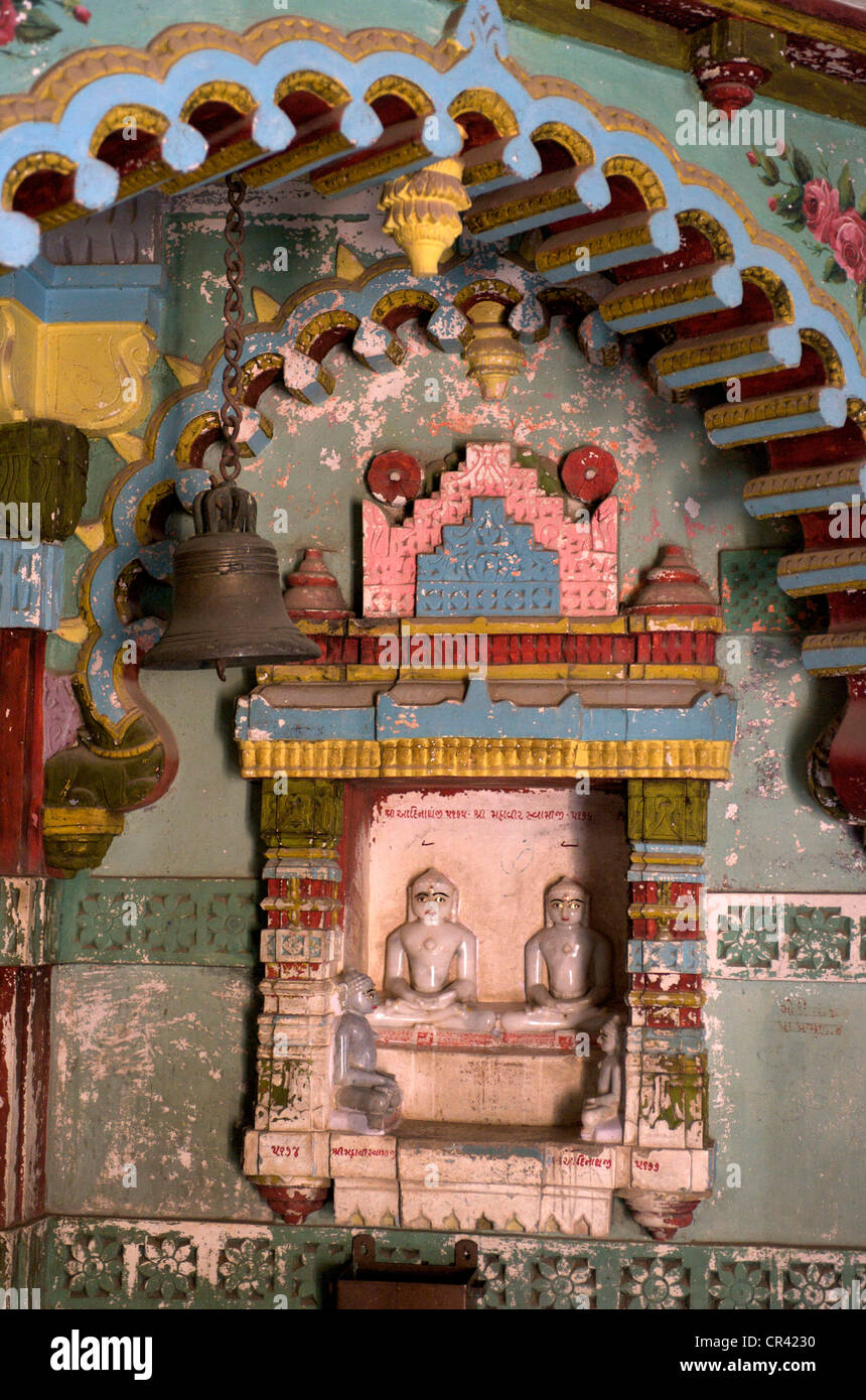 India, Gujarat State, Shatrunjaya Hill, Palitana Temples Stock Photo ...