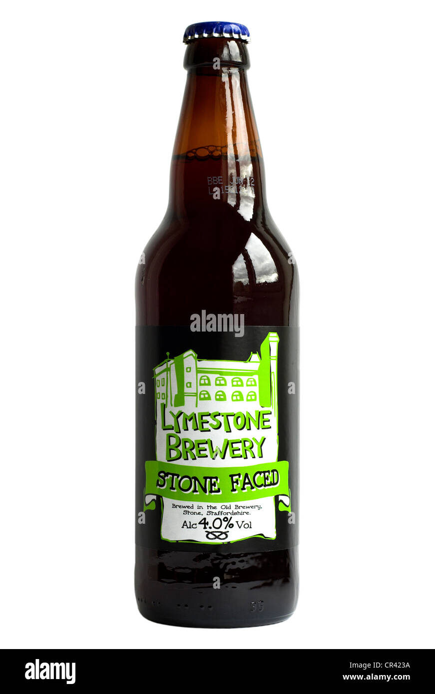 Lymestone Brewery Stone Faced bottled beer - current @ 2012 Stock Photo ...