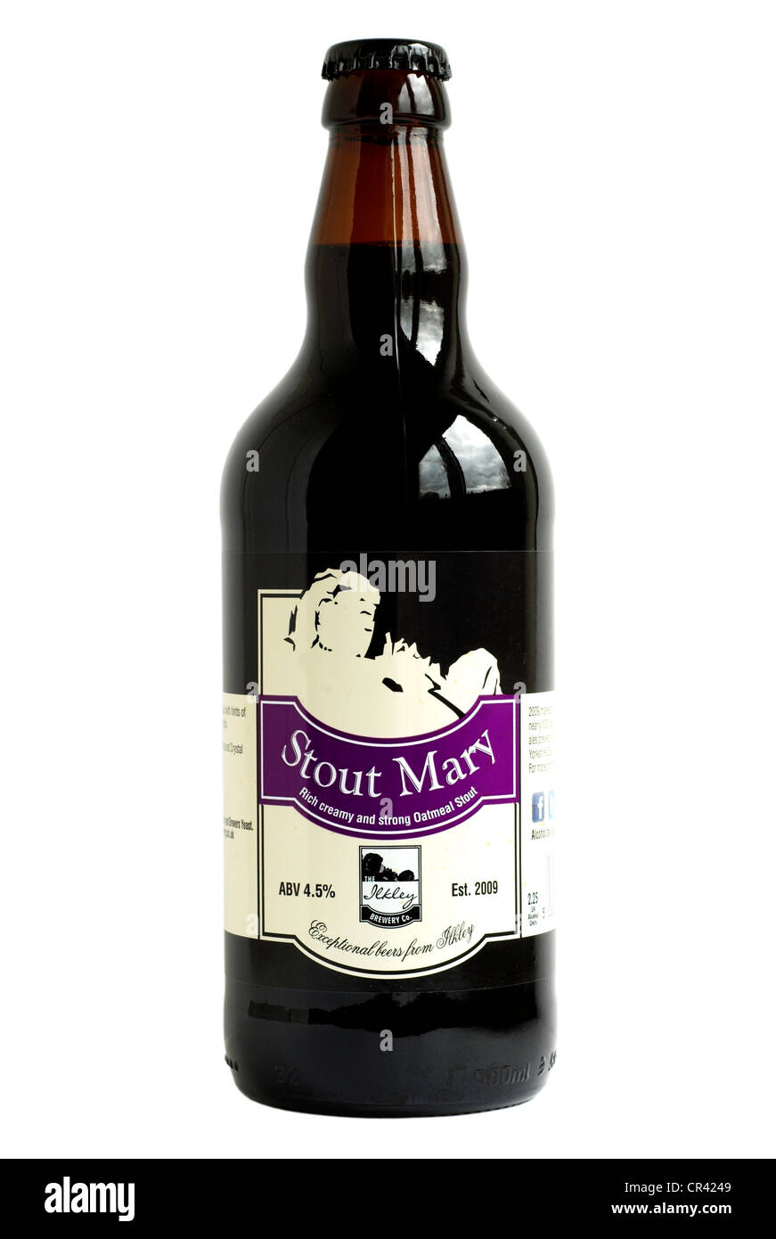 Ilkley Brewery Stout Mary bottled beer - current @ 2012 Stock Photo - Alamy