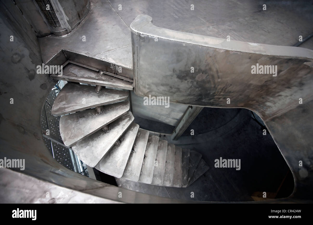 Ladder of a yacht the top view Stock Photo - Alamy