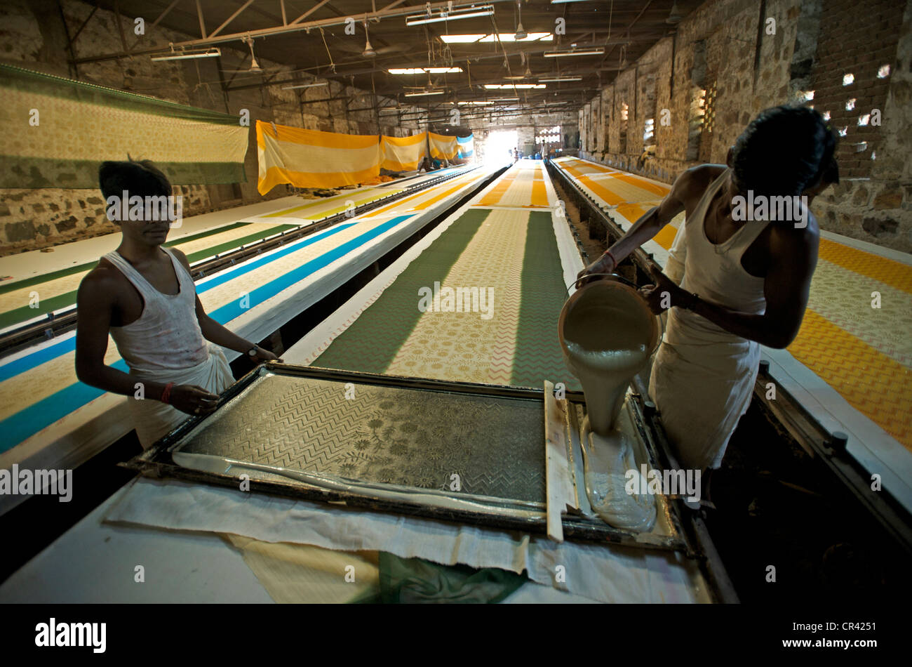 Sanganer printing industry hi-res stock photography and images - Alamy