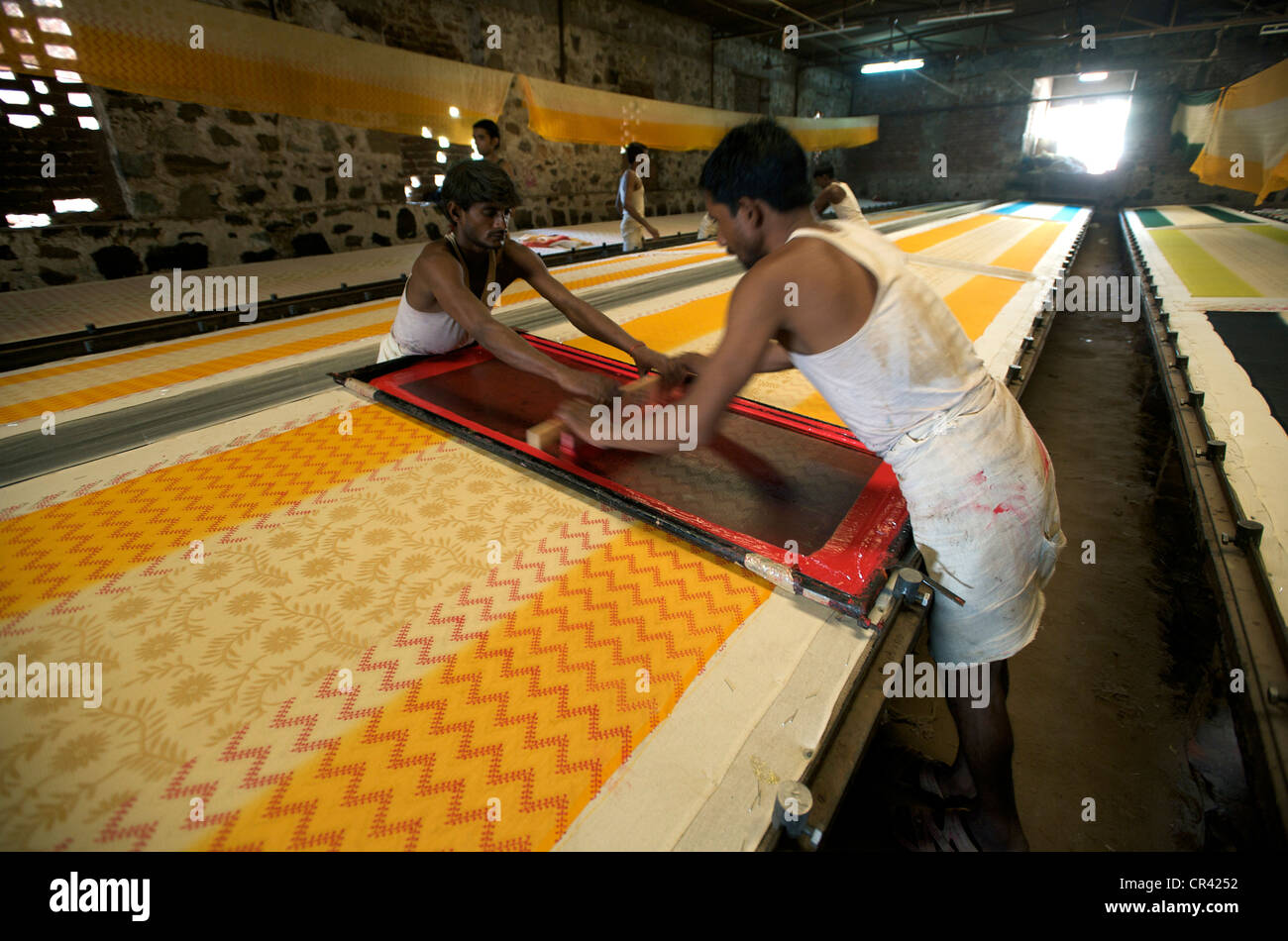 Sanganer printing industry hi-res stock photography and images - Alamy