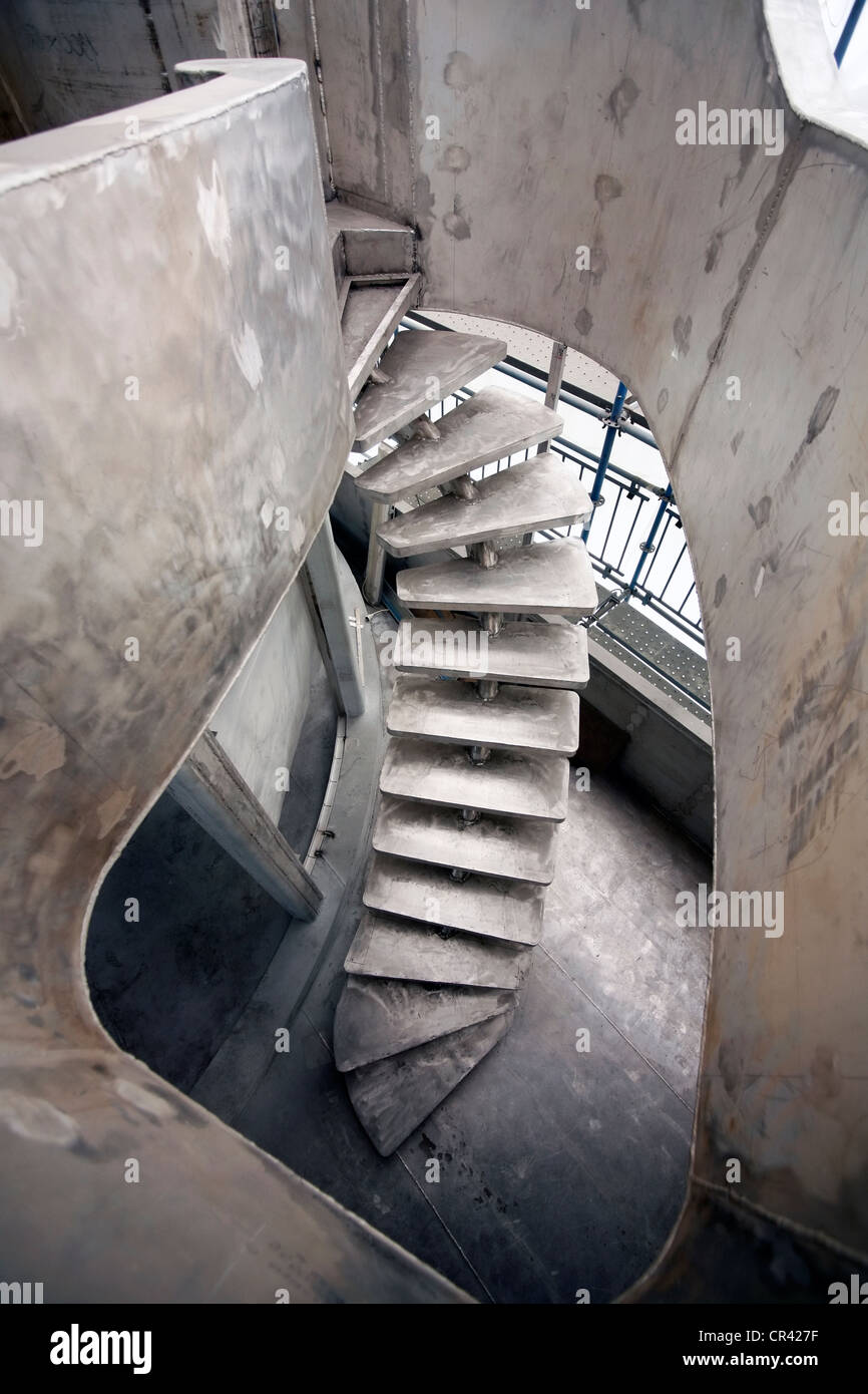 Ladder of a yacht the top view Stock Photo - Alamy