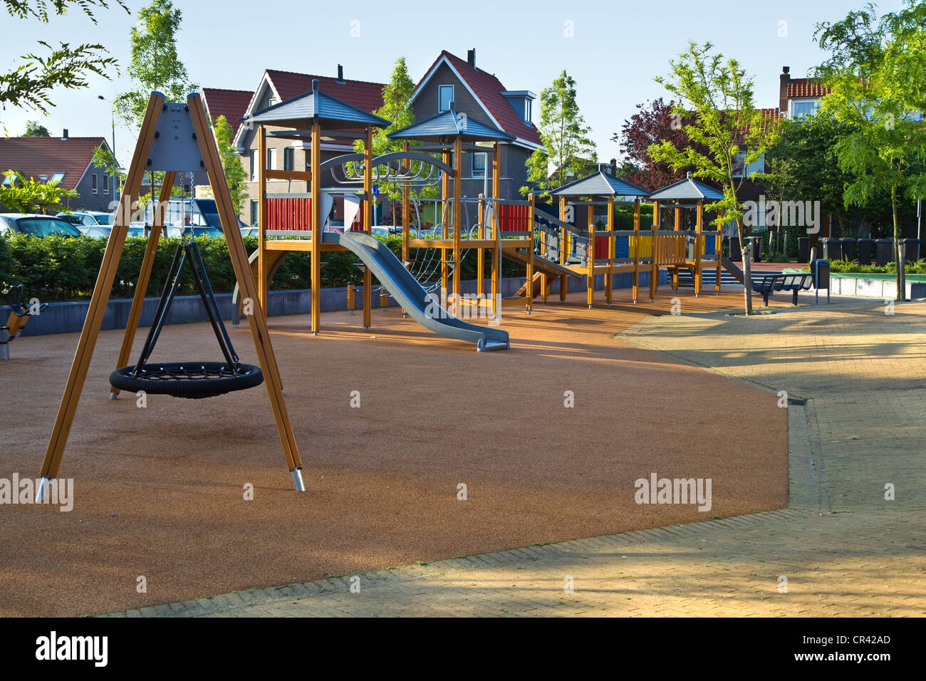 Children slide swing garden High Resolution Stock Photography and ...