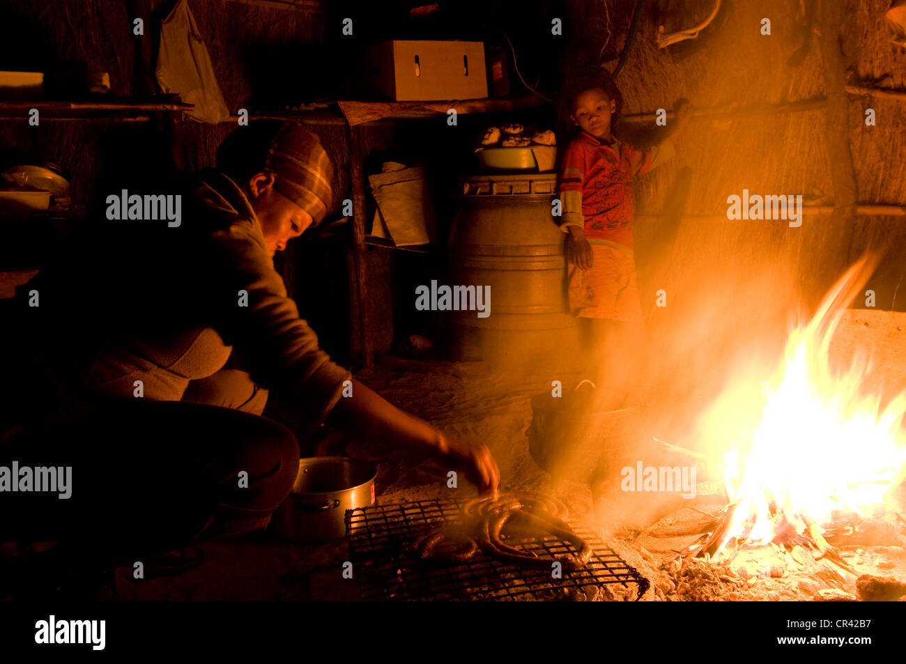 San bushmen in kalahari desert hi-res stock photography and images - Alamy