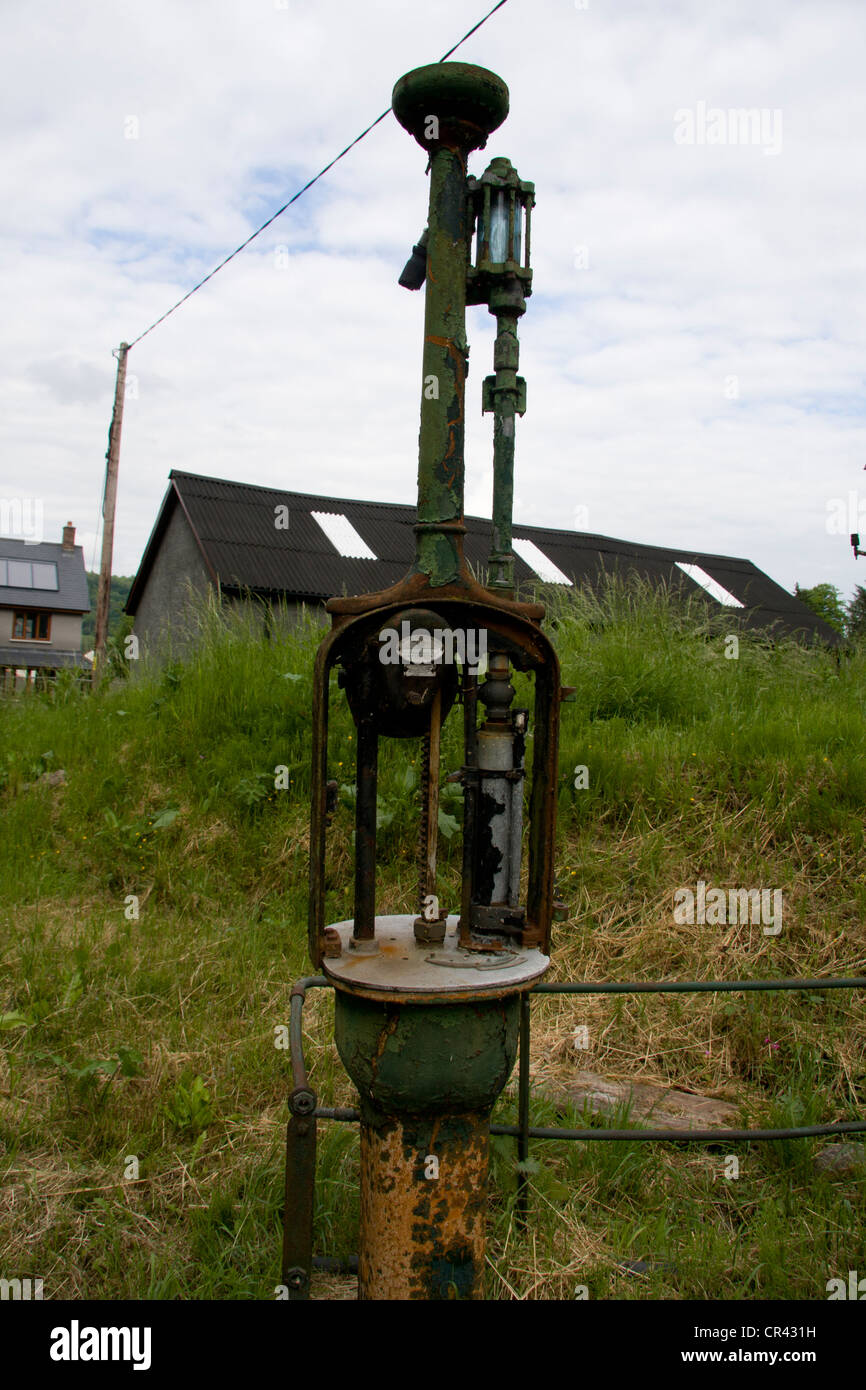 Self measuring petrol pump Stock Photo - Alamy