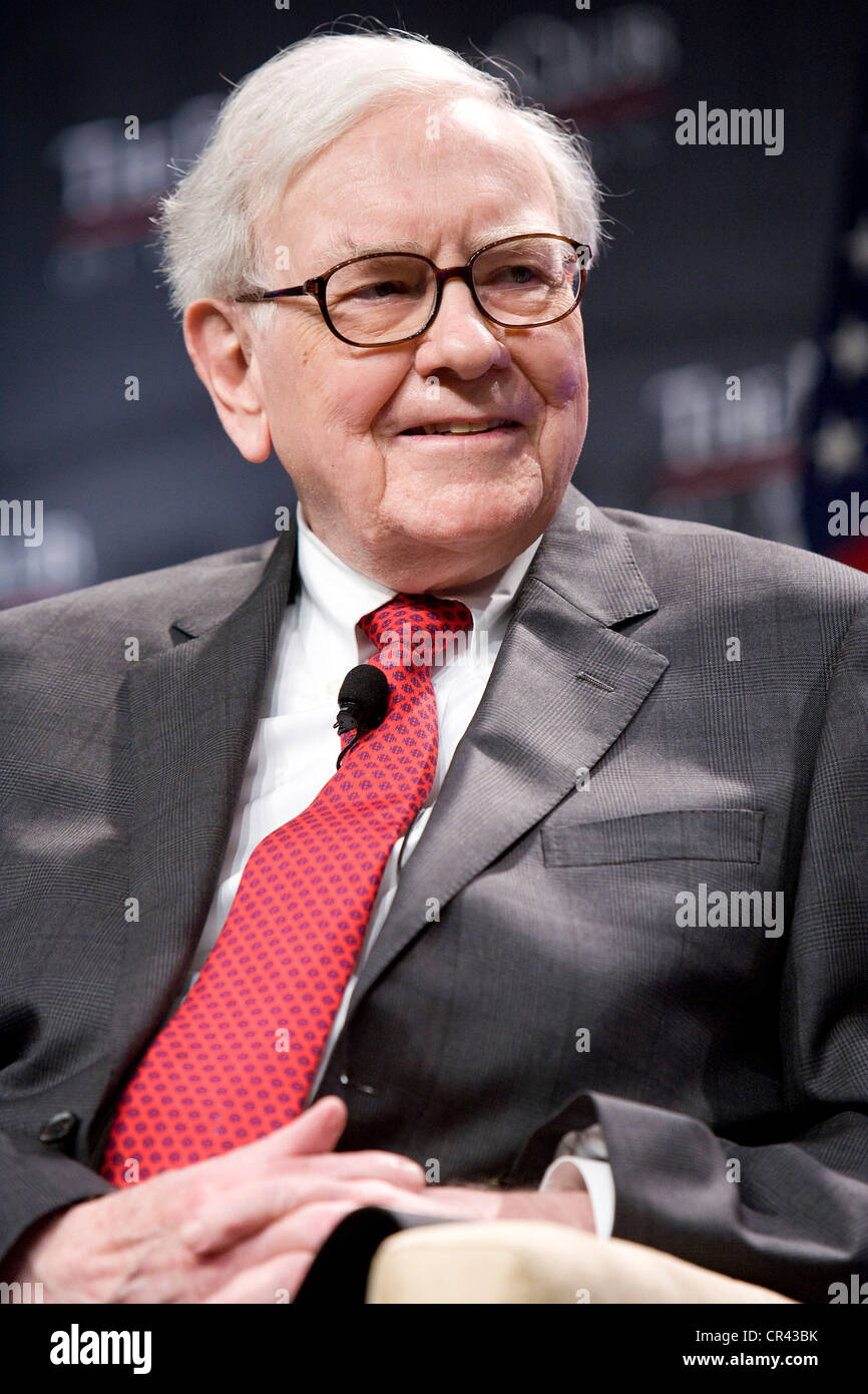 Warren Buffett, CEO of Berkshire Hathaway Stock Photo - Alamy