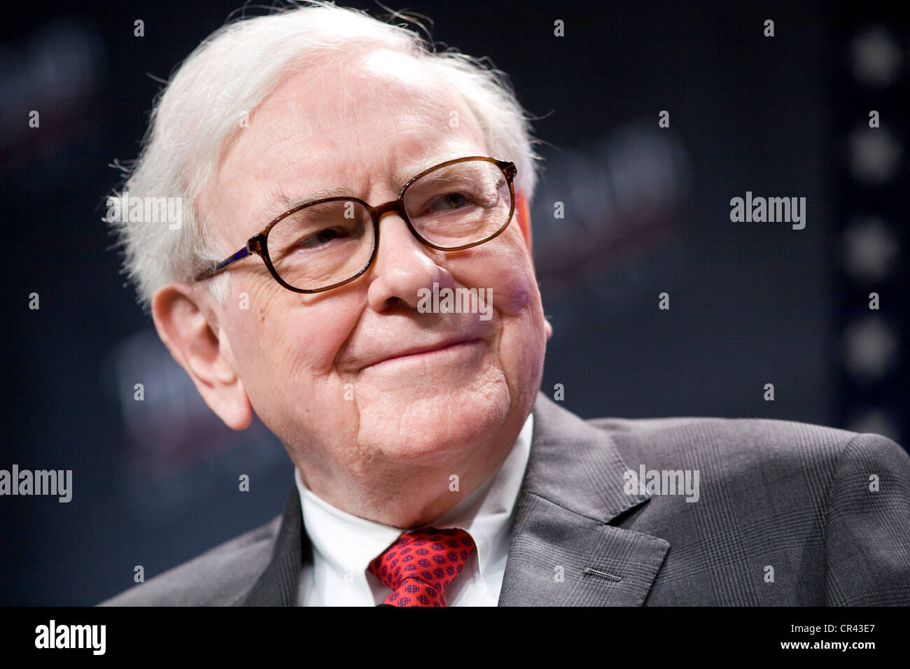 Warren Buffett, CEO of Berkshire Hathaway Stock Photo - Alamy