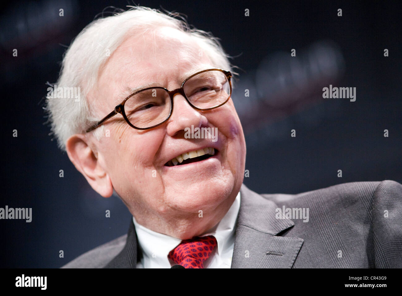 Warren Buffett, CEO of Berkshire Hathaway Stock Photo - Alamy