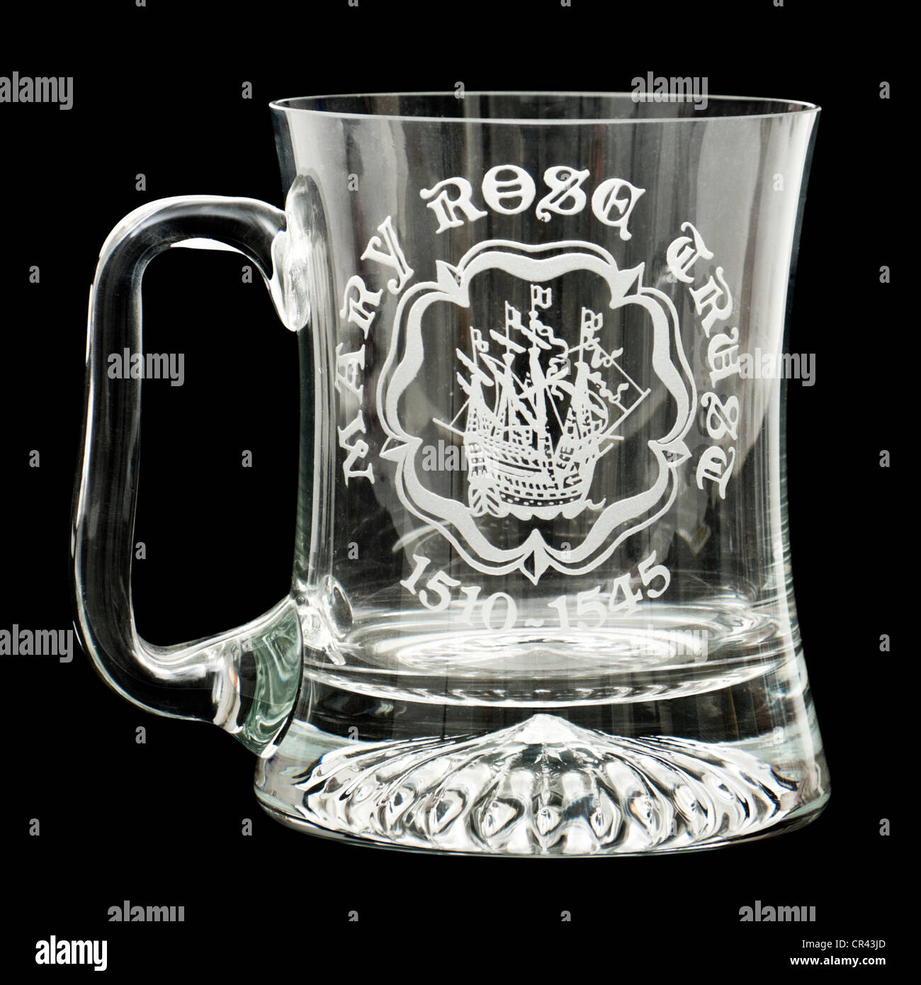 Mary Rose Trust glass tankard by Caithness Glass of Scotland Stock ...