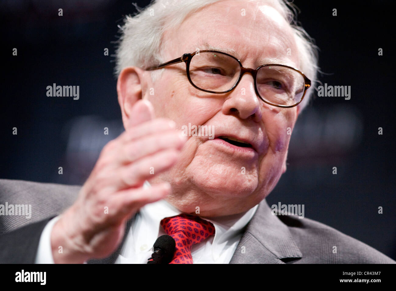 Warren Buffett, CEO of Berkshire Hathaway Stock Photo - Alamy