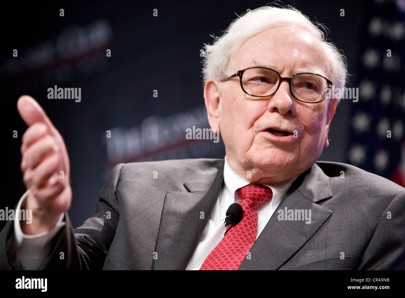 Warren Buffett, CEO of Berkshire Hathaway Stock Photo - Alamy