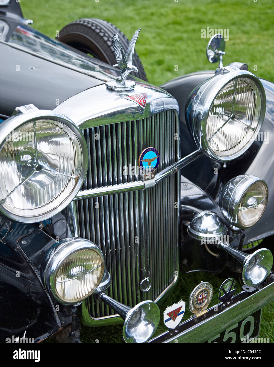 front of Alvis motor car Stock Photo - Alamy