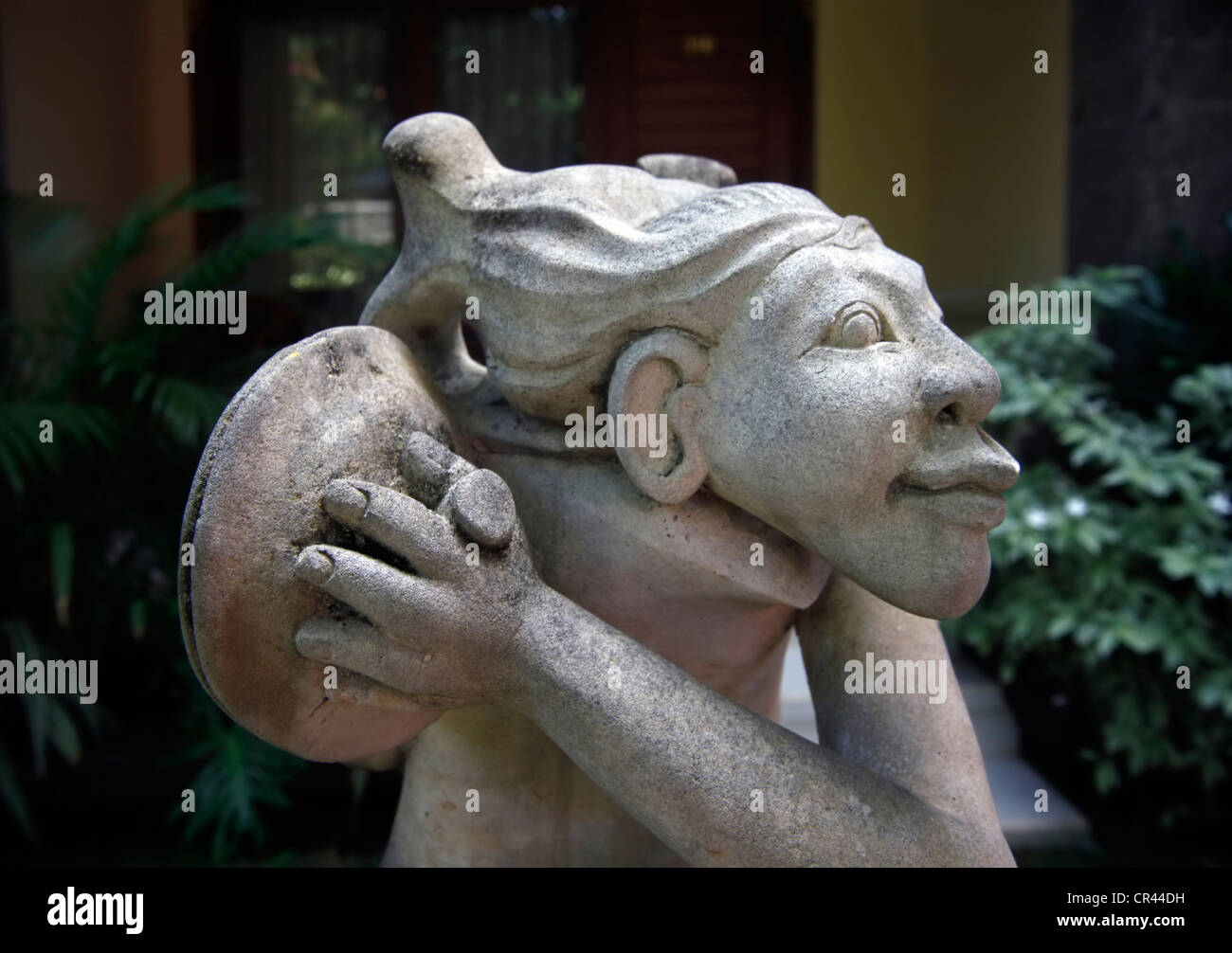 Old Stone Statue, Bali Sculpture, Indonesia Stock Photo - Alamy