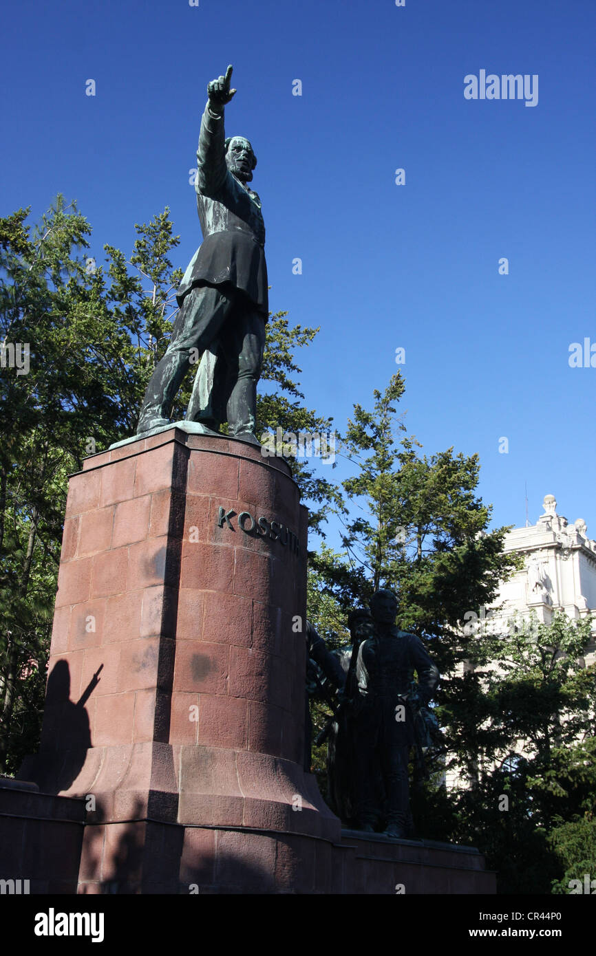Kossuth Memorial is an imposing statue of former Hungarian Regent ...
