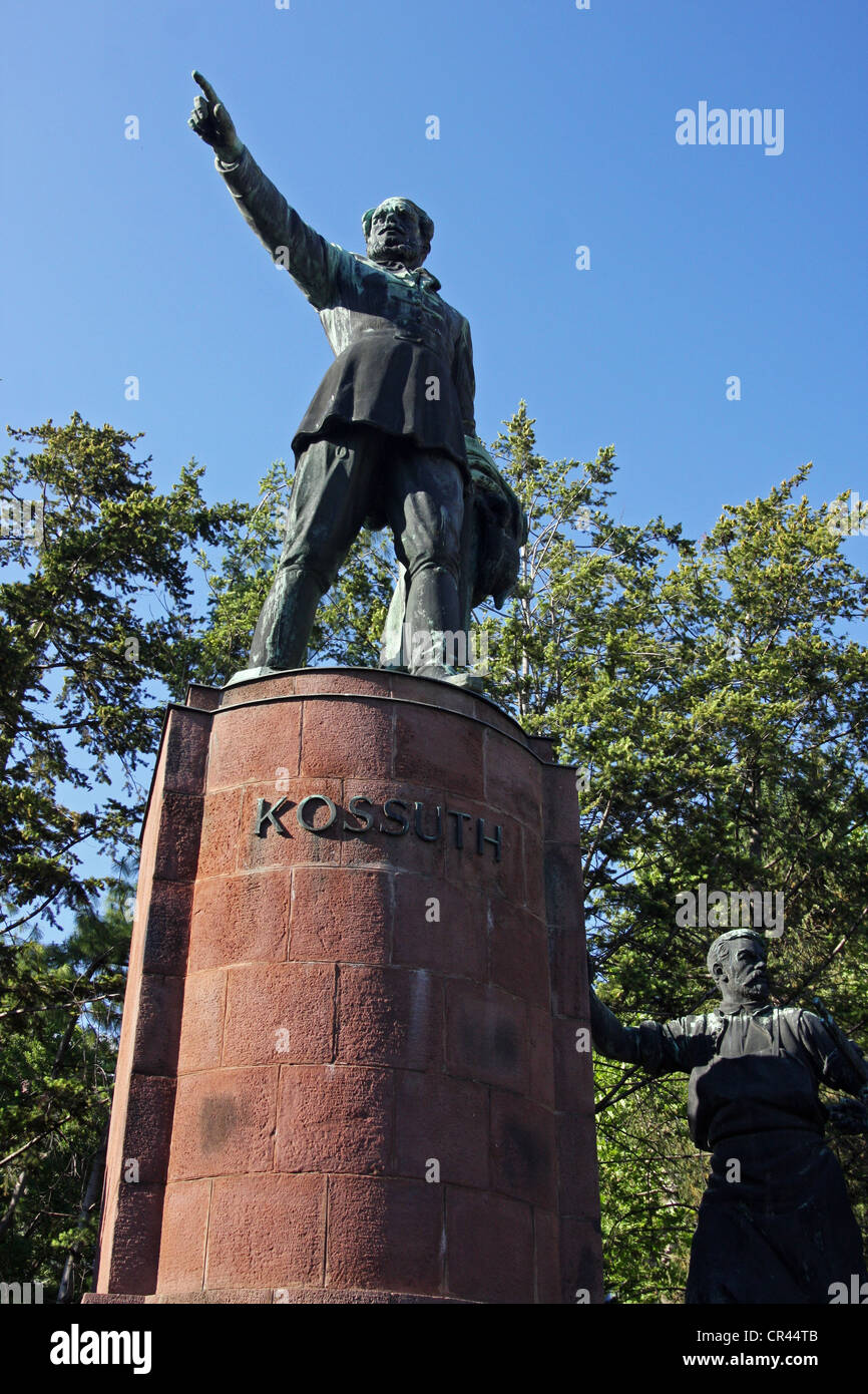 Kossuth Memorial is an imposing statue of former Hungarian Regent ...