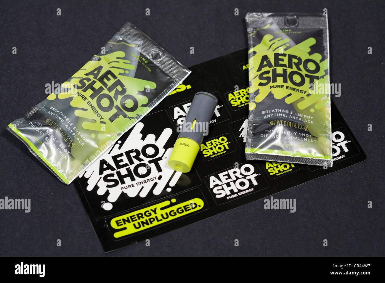 Aero Shot inhalable caffeine sticks Stock Photo - Alamy
