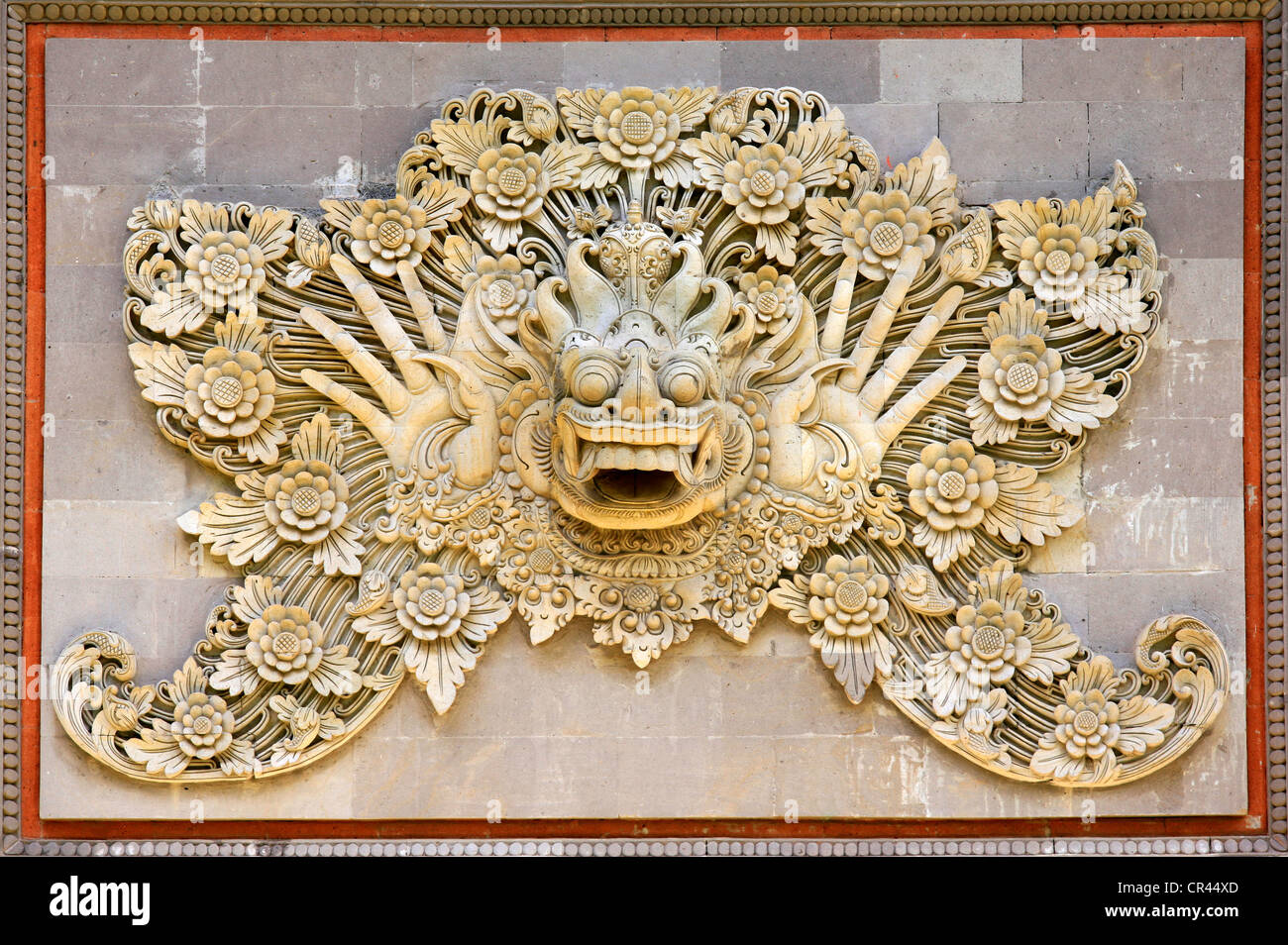 Hundreds years old carving at Pura in Bali, Indonesia Stock Photo - Alamy