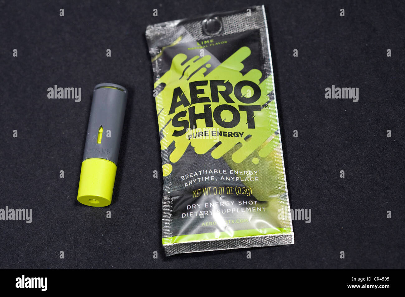 Aero Shot inhalable caffeine sticks Stock Photo - Alamy