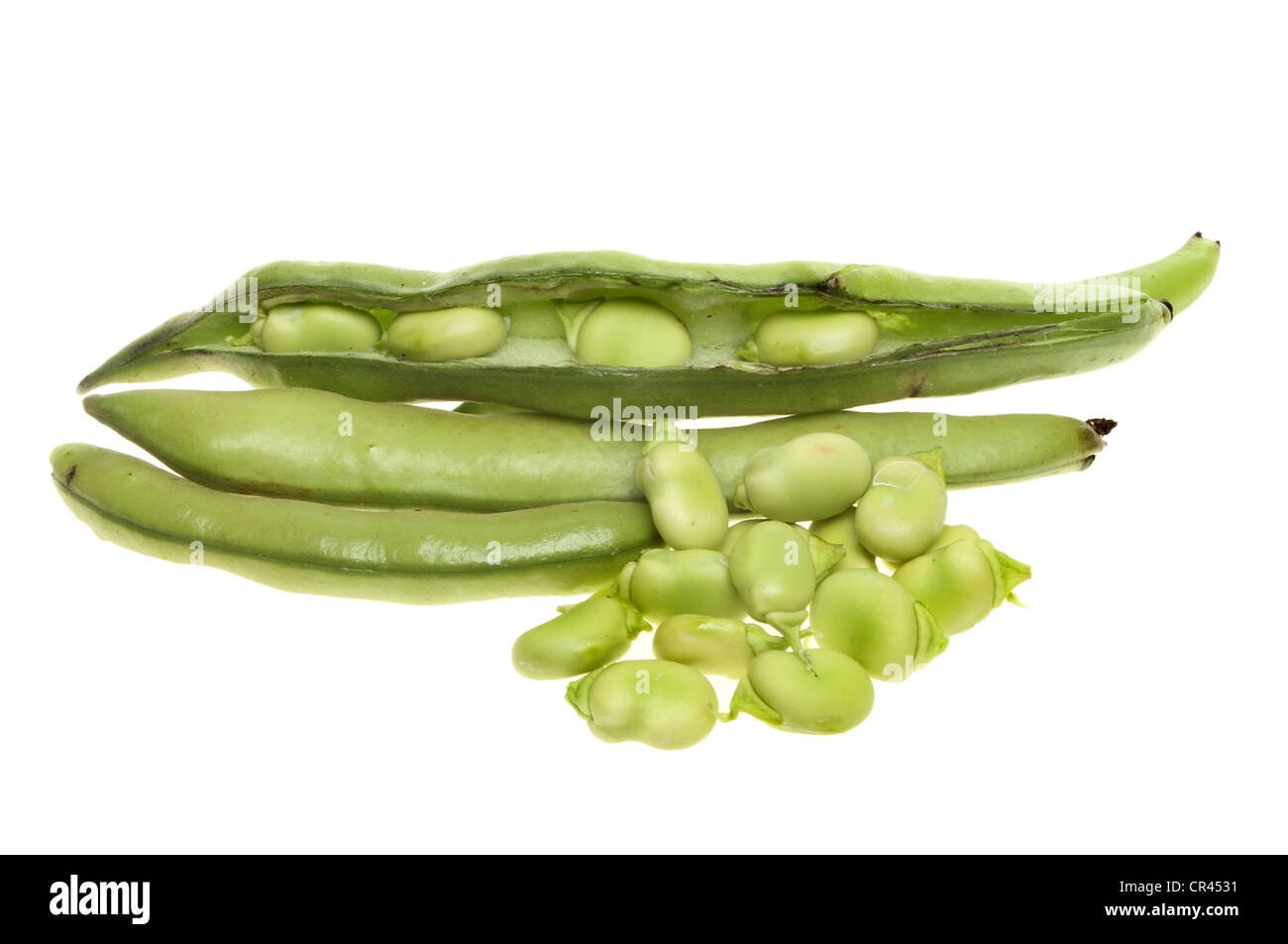 Broad bean pod hi-res stock photography and images - Alamy