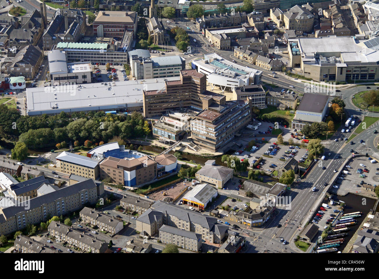 University of huddersfield queensgate campus hi-res stock photography ...
