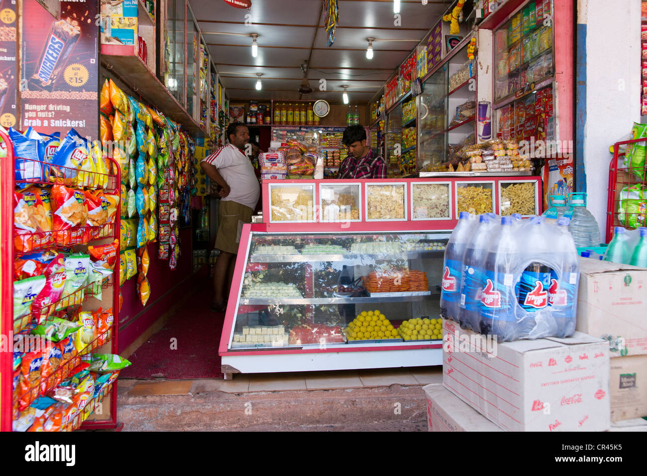 Calangute high street hi-res stock photography and images - Alamy
