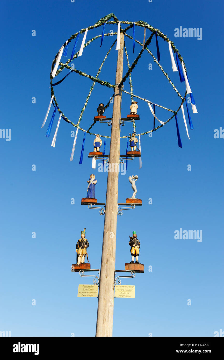 Maypole detail from below hi-res stock photography and images - Alamy