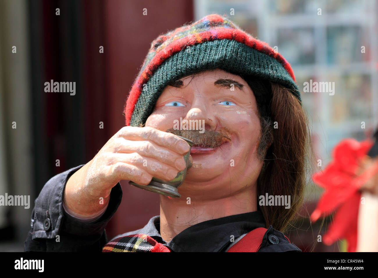 Scotsman Drinking Beer Cheers !! Stock Photo - Alamy