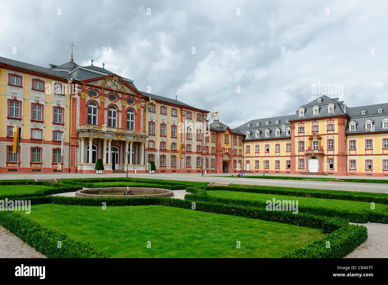 Schloss Bruchsal castle, former residence of the prince-bishops of ...