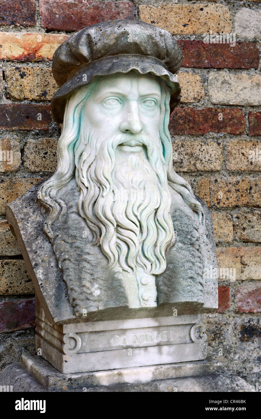 Leonardo da vinci bust hi-res stock photography and images - Alamy