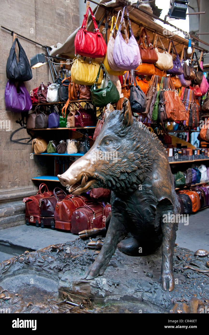 Italy: Florentine Boar, bronze statue of Il Porcellino by Pietro Tacca ...