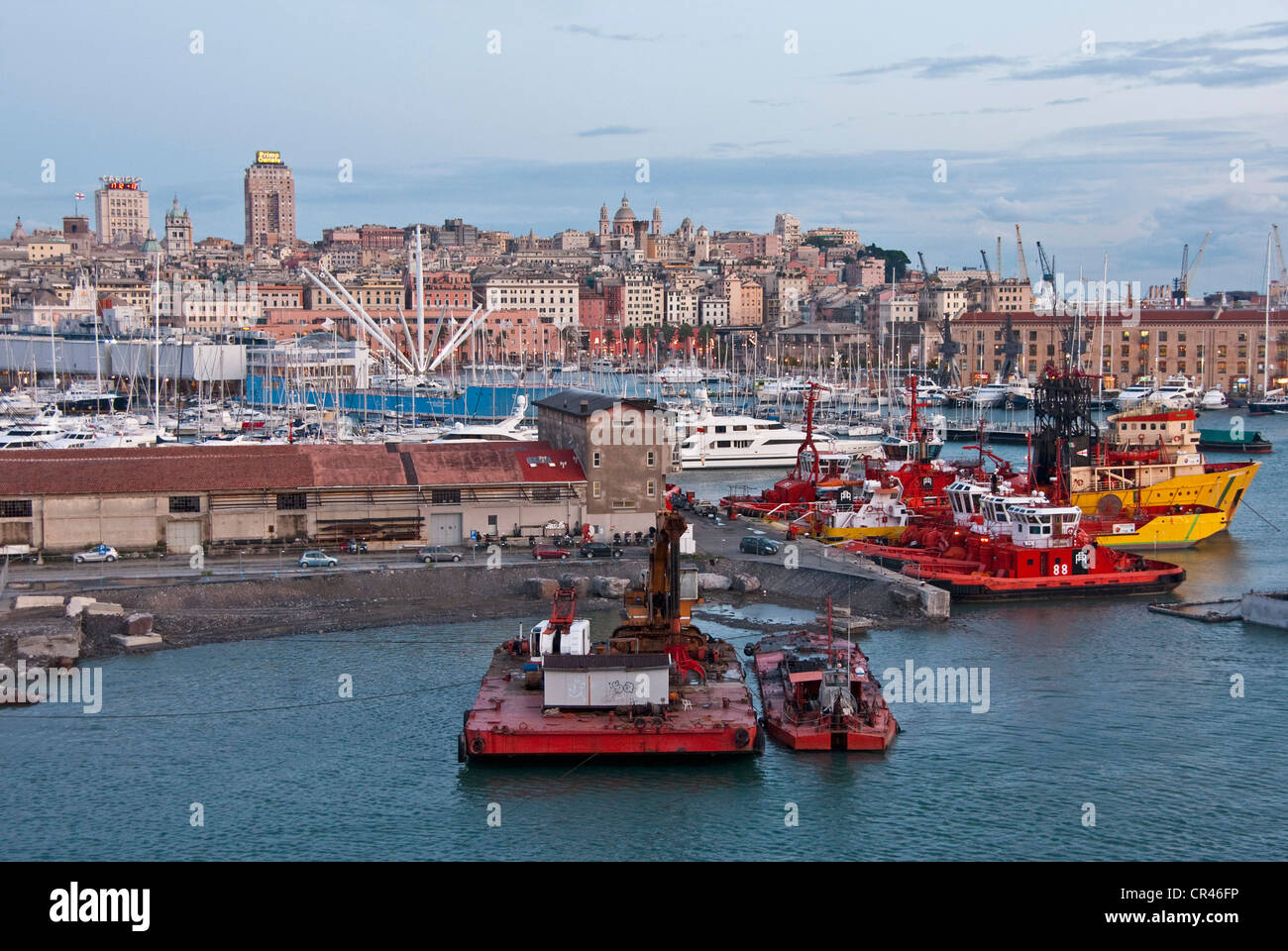 Port of Genoa Stock Photo - Alamy