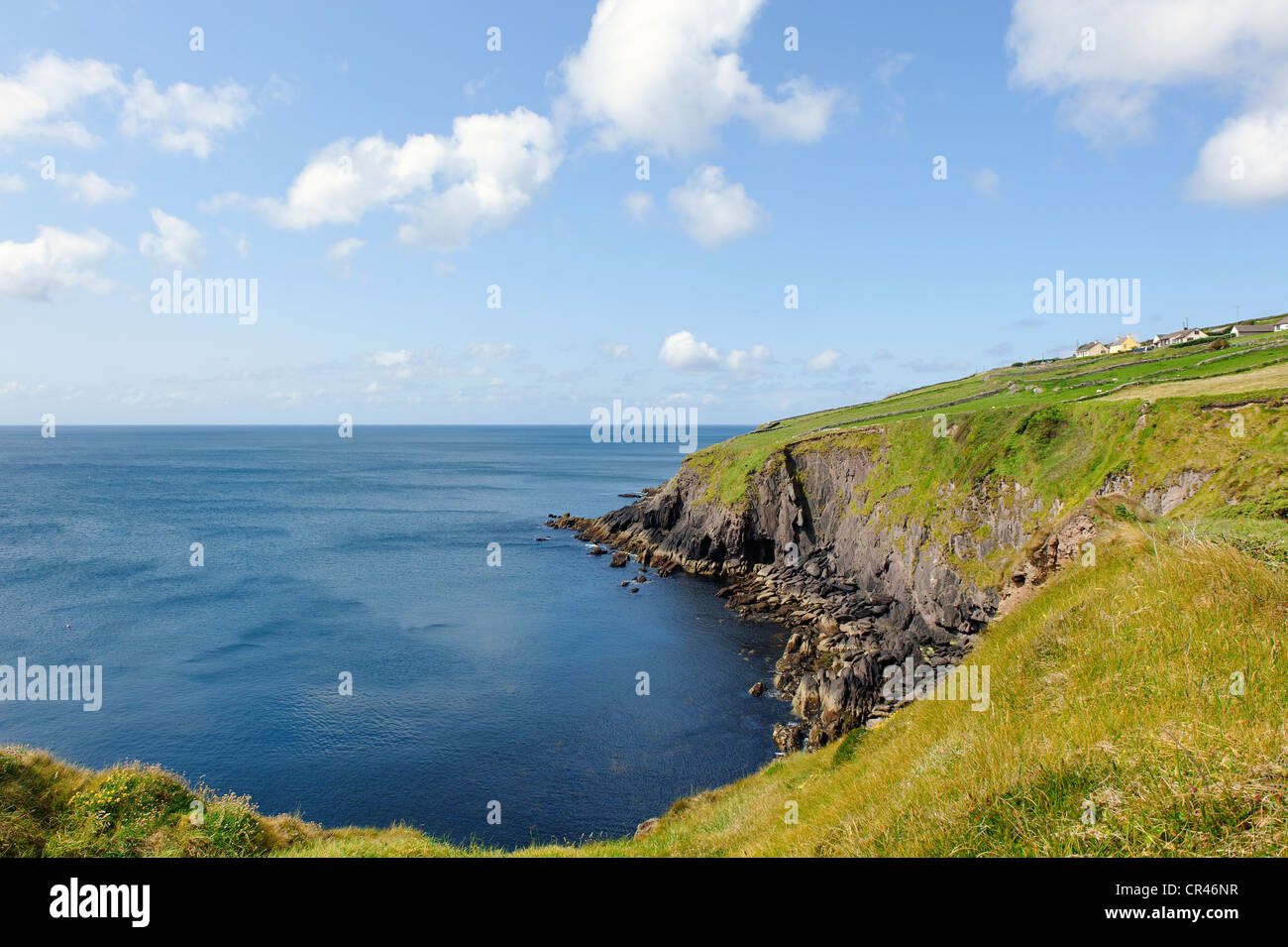 Atlantic coast near Fahan, Dingle Peninsula, County Kerry, Ireland ...