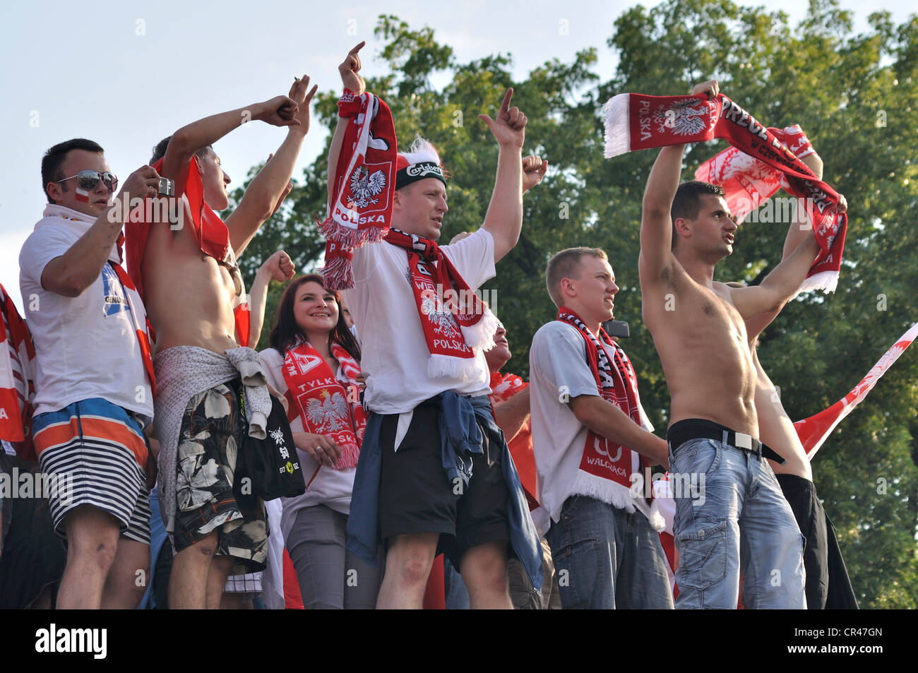 Football fans wig hi-res stock photography and images - Alamy