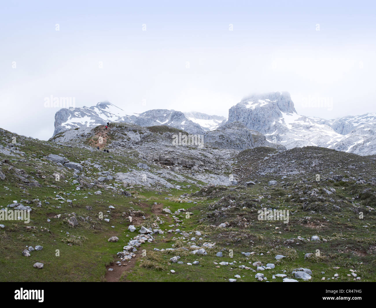 Limestone massif of the Picos de Europa mountains, Picos de Europa ...