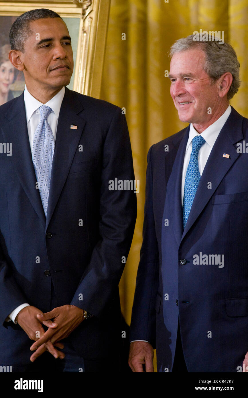 Us president george bush hi-res stock photography and images - Alamy