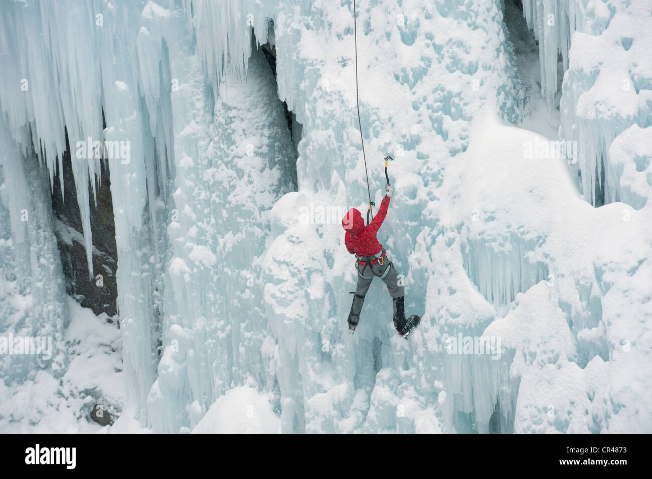 Ice climber balance hi-res stock photography and images - Alamy