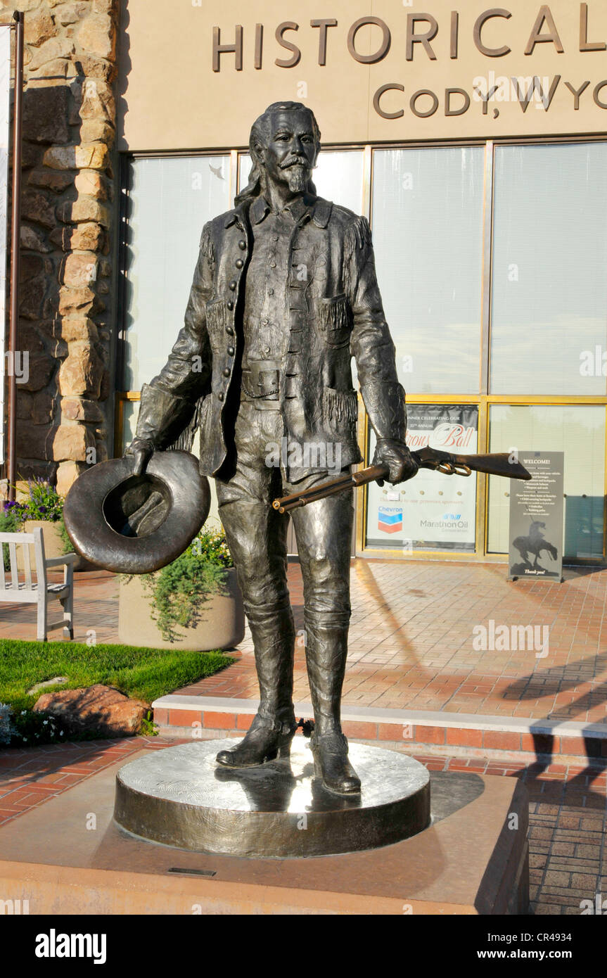 Buffalo bill center west statue hi-res stock photography and images - Alamy