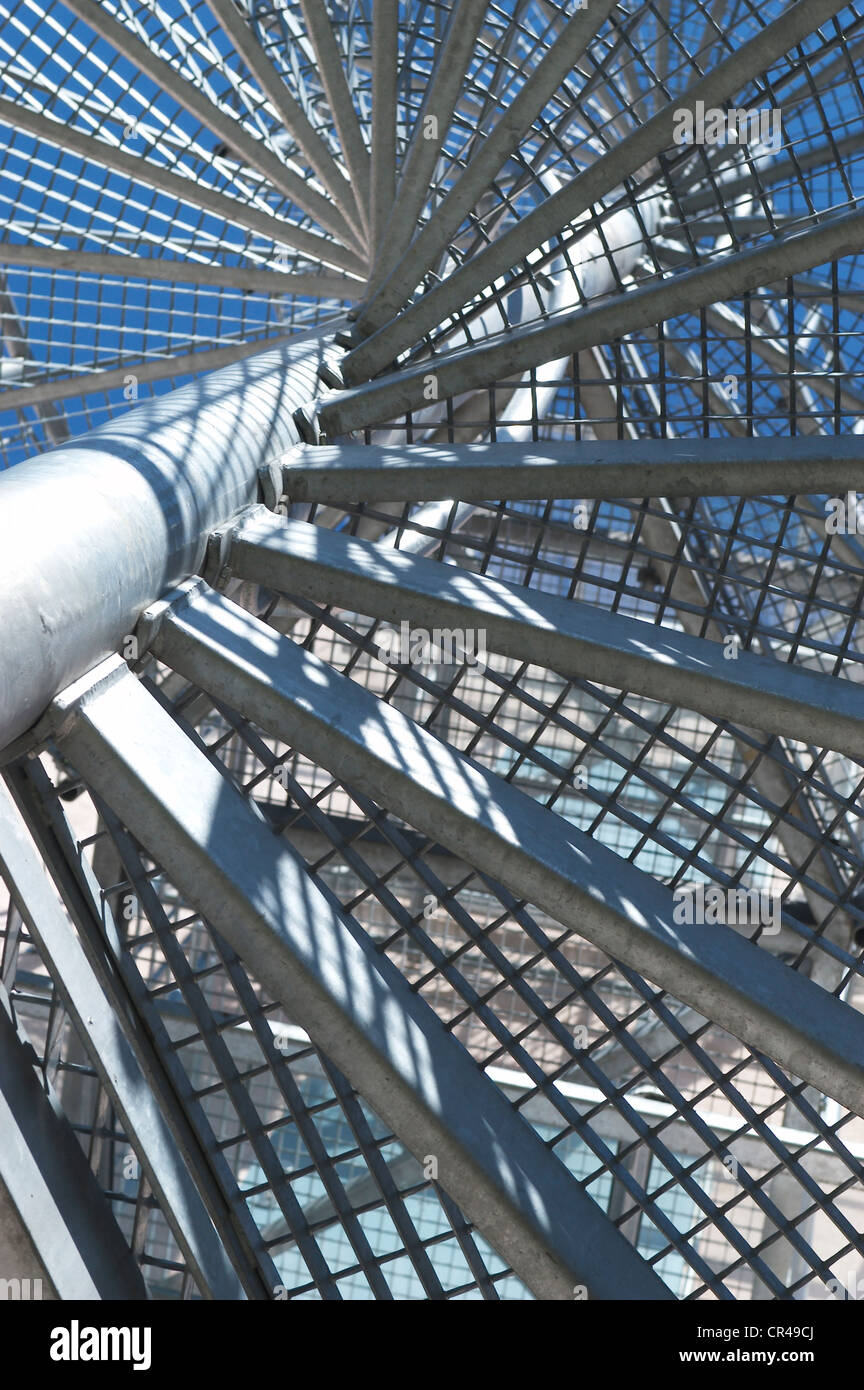Circular staircase made of metal Stock Photo - Alamy