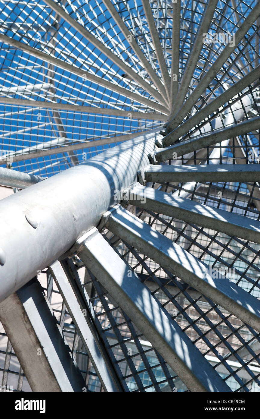 Circular staircase made of metal Stock Photo - Alamy