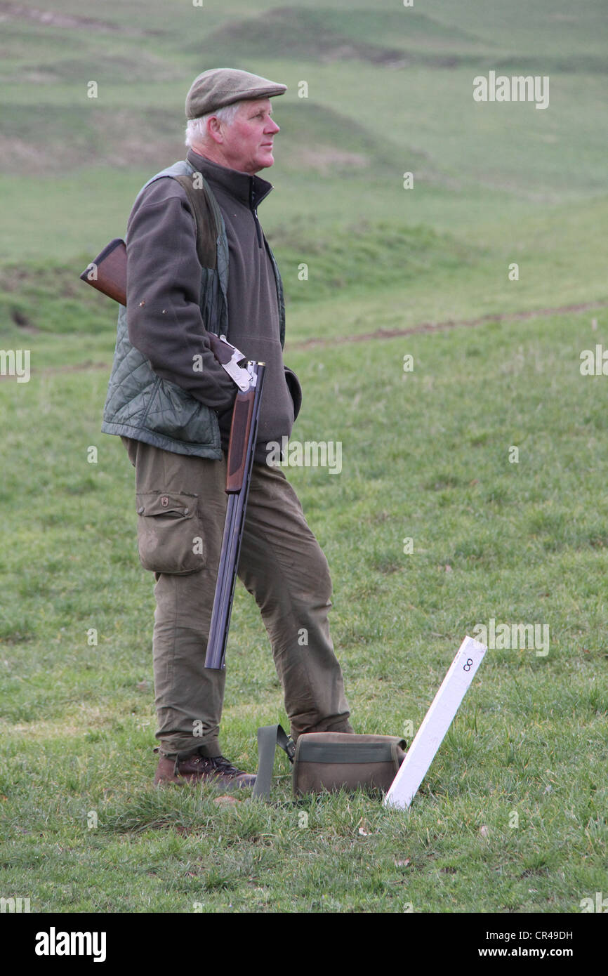 Standing at Gun Peg Stock Photo - Alamy
