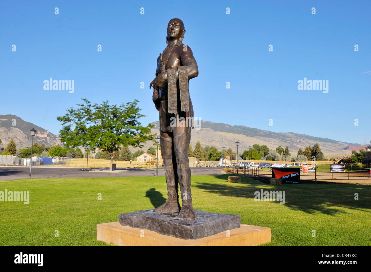 Buffalo bill center west statue hi-res stock photography and images - Alamy
